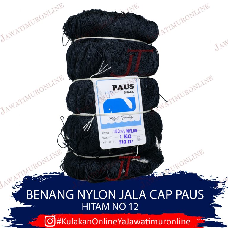 Benang Jala / Benang Jahit Jala cap PAUS No 12 Hitam – JAWATIMURONLINE