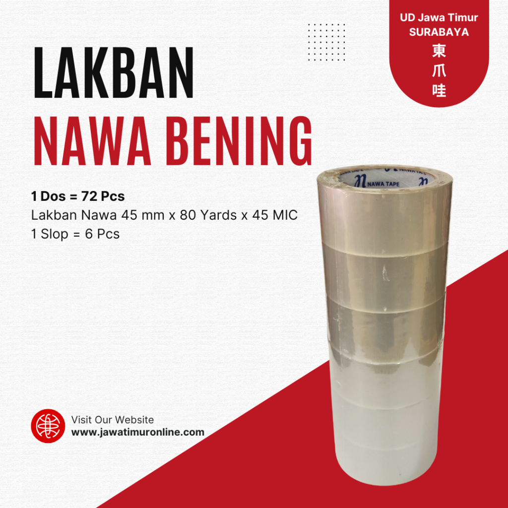 Lakban OPP Nawa 80 Yards Bening – JAWATIMURONLINE